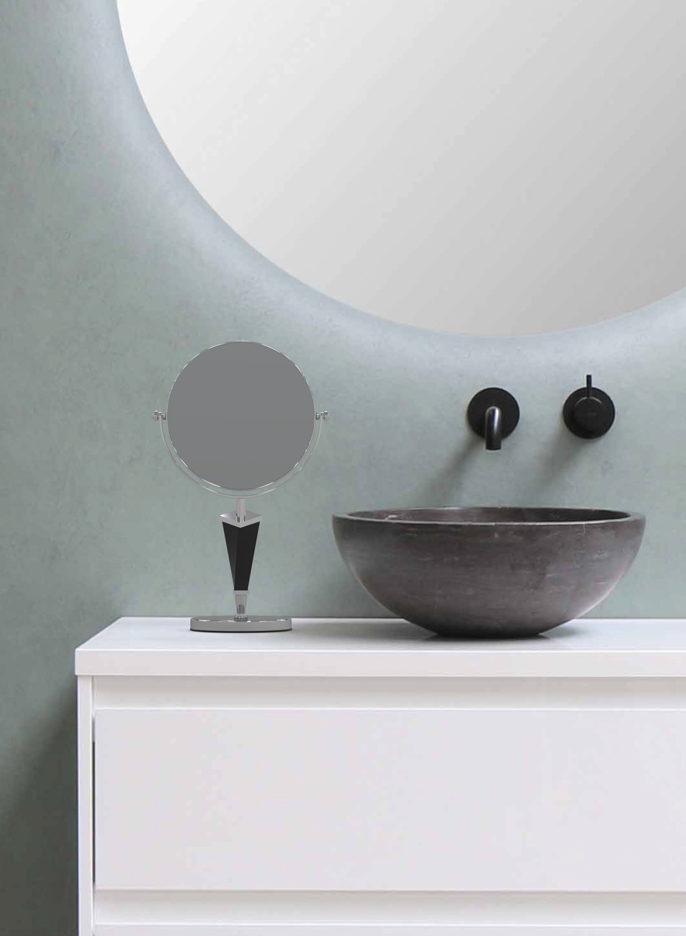 Helix Freestanding Magnified Mirror - Closeout - Aptations