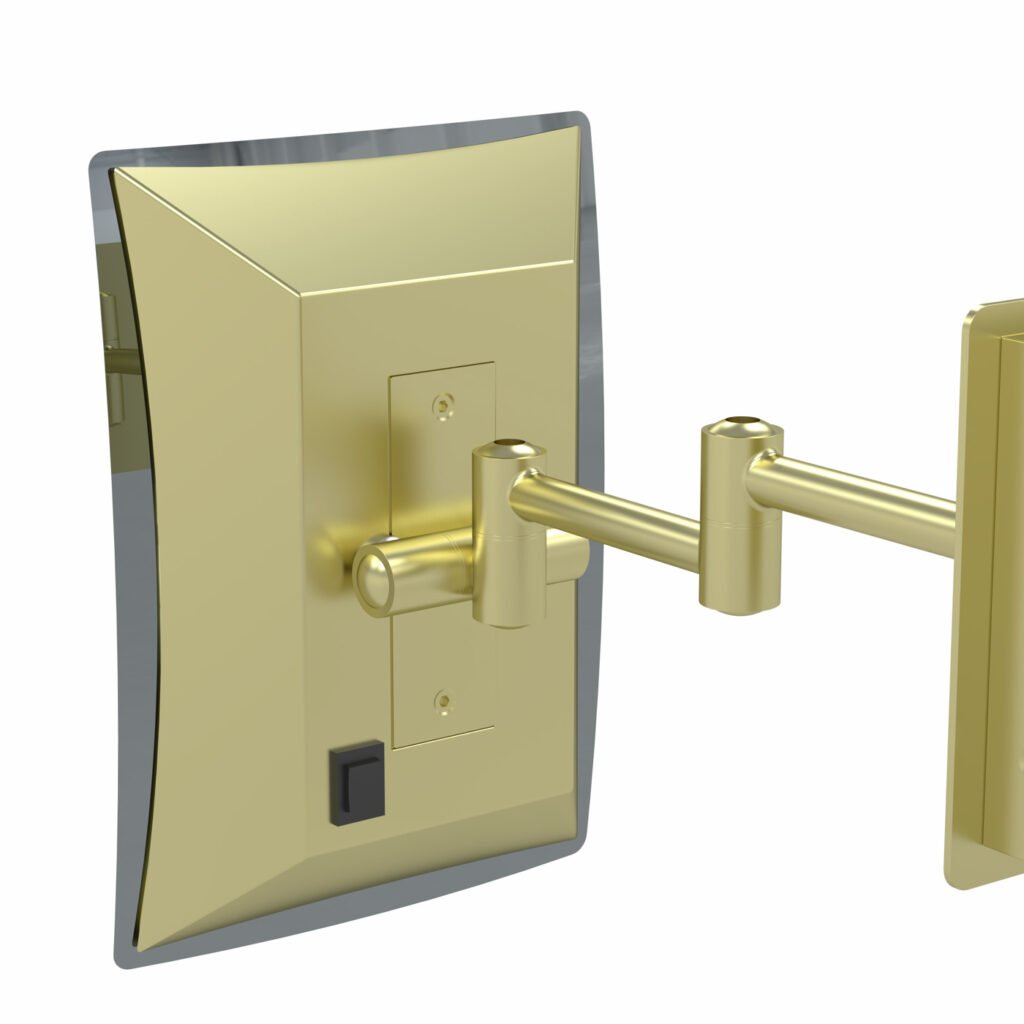 Contemporary Rectangular Switchable Magnifying Mirror - Aptations