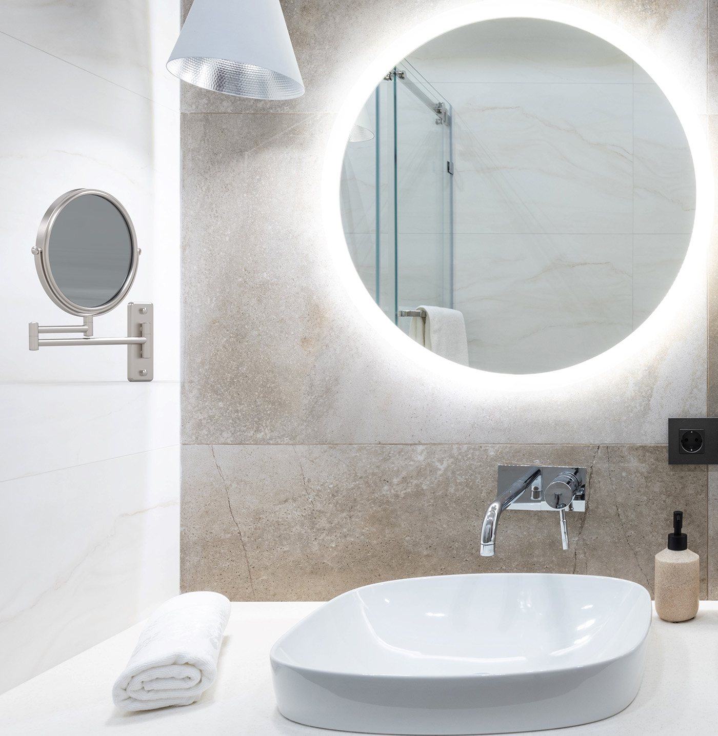 10X Double Sided Wall Mirror - Aptations